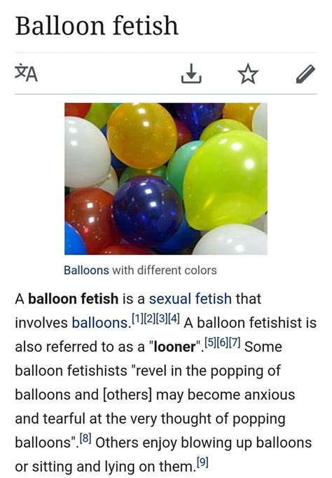 Balloon Fetish Balloons With Different Colors A Balloon Fetish Is A Sexual Fetish That Involves