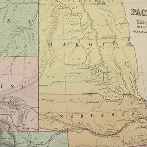 Large Western United States Map California Washington Oregon