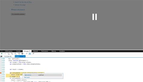 React Grid Crashes In Ie 11 · Issue 715 · Devexpressdevextreme