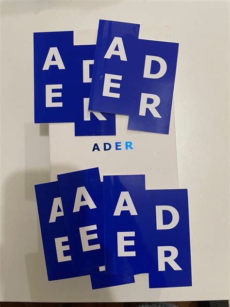 Ader Error Stickers Luxury Accessories On Carousell Ader Error Stickers Luxury Accessories On Carousell