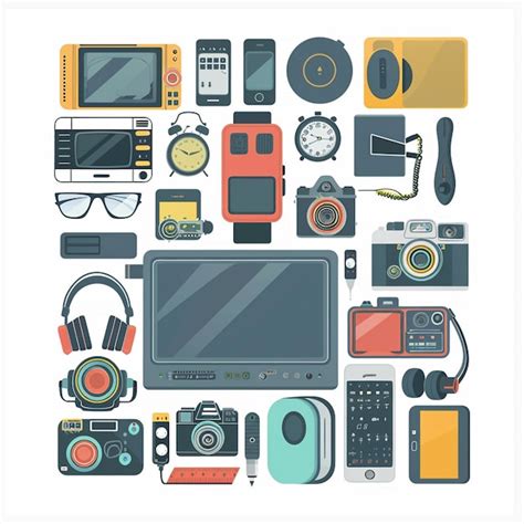 Technology Device Gadget Vector Illustration Electronic Design 3d