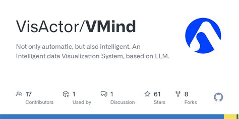 GitHub VisActor VMind Not Only Automatic But Also Intelligent An Intelligent Data