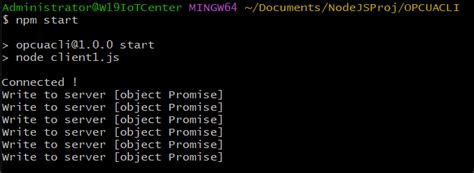 Opc Ua Client Read Data From Kepware Enterprise Ua Server · Issue 1266 · Node Opcuanode Opcua
