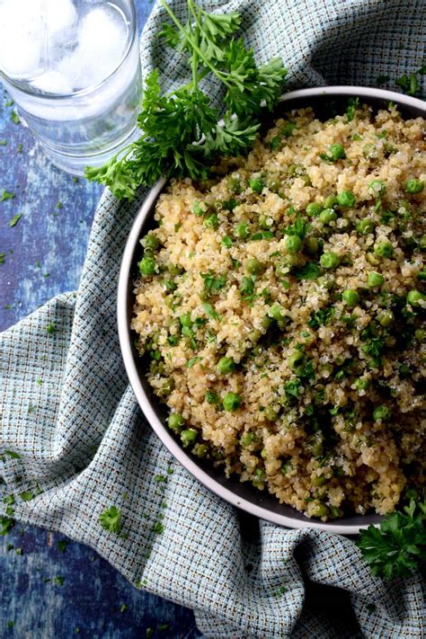 Green Pea And Parmesan Quinoa Lord Byrons Kitchen