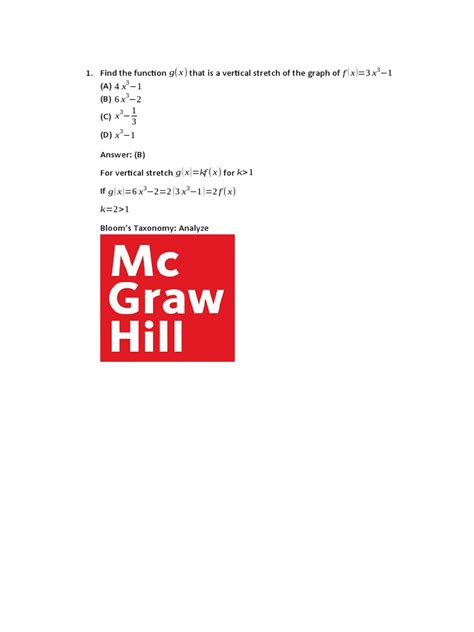 find the function that is a vertical stretch of the graph of f x 3 x