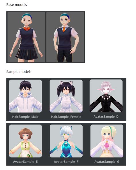 github madjin vrm samples vroid sample models