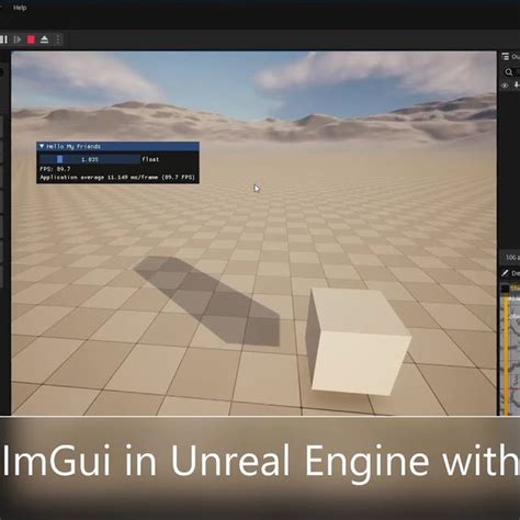 Dear Imgui Ui In Unreal Engine 5 With C Community Tutorial