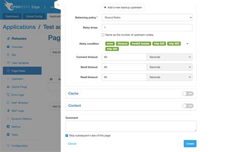 Upstream Node Retry Times In Proxy OpenResty Inc Documentation