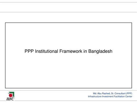 Ppt Institutional Framework For Ppp Projects And Project Development Stages Powerpoint