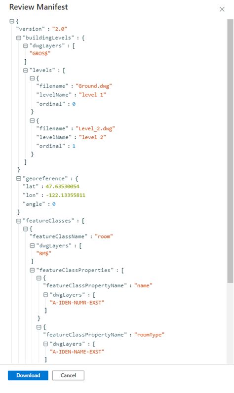 Microsoft Azure Maps Creator용 그리기 패키지 가이드 Microsoft Azure Maps