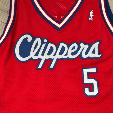 Team Issue Danny Manning 1990s Los Angeles Clippers Jersey Champion 48