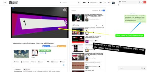 Video Tag The Chat So When Users Are Talking People Can See What They Are Commenting About If