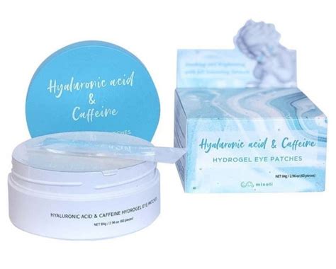 Патчи для глаз Misoli c гиалуроновой кислотой и кофеином Hyaluronic ...