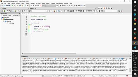 How To Create Variables In C How To Add Two Variables Values How To Store Char In Double