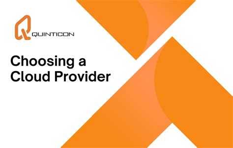 Quinticon On Linkedin Choosing A Cloud Provider