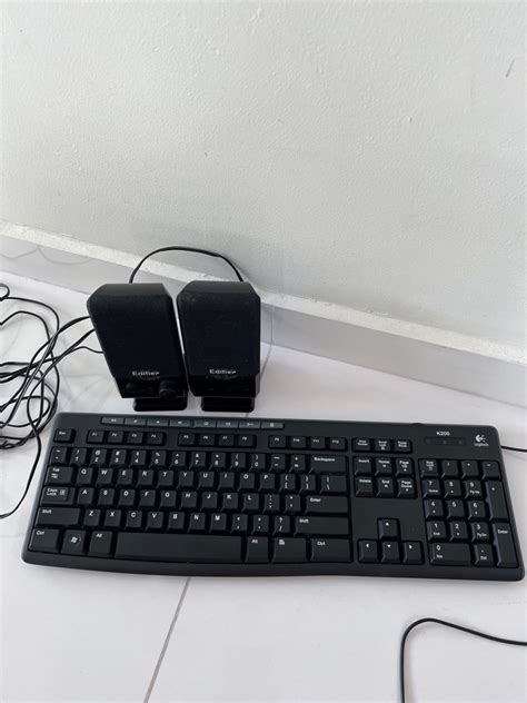 K200 Logitech Keyboard Edifier Multimedia Speaker Mouse Computers And Tech Parts