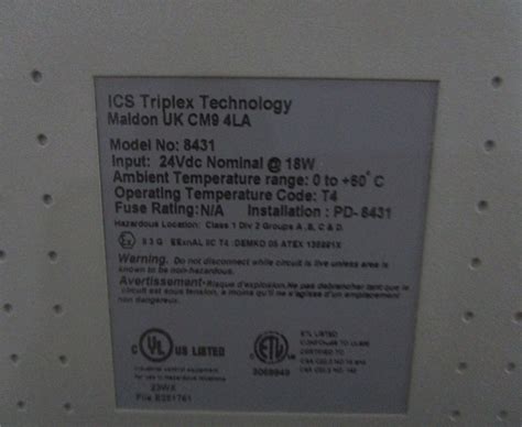ICS TRIPLEX ROCKWELL T Module