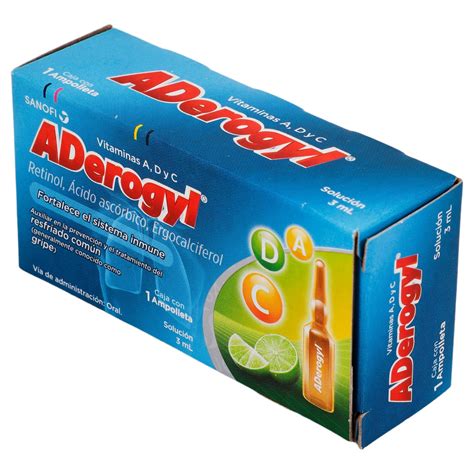 Aderogyl 15 Oral 3 Ml Con 1 Ampula Farmacia Herrera