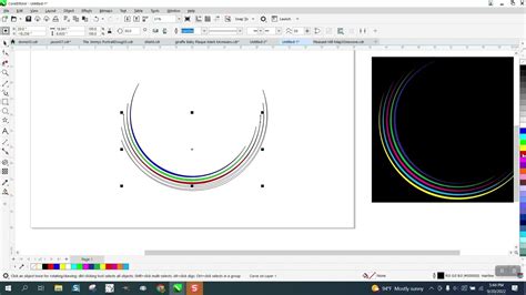 Corel Draw Tips And Tricks Cool Design That Is Easy To Draw Part 11 Youtube