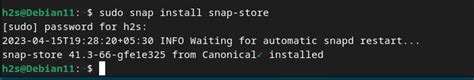 Setup Snap Store In Debian Bookworm Linux LinuxShout