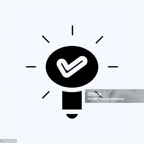 아이콘 창의력 시작 기호에 적합합니다 글리프 스타일 편집 가능한 간단한 디자인 디자인 템플릿 벡터 간단한 그림 개념에 대한 스톡 벡터 아트 및 기타 이미지 Istock