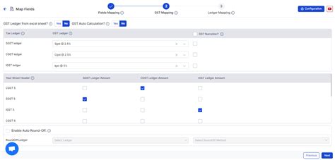 Common Gst Amount With Different Tax Ledgers