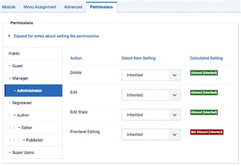Help4 X Extensions Module Manager Edit Joomla Documentation