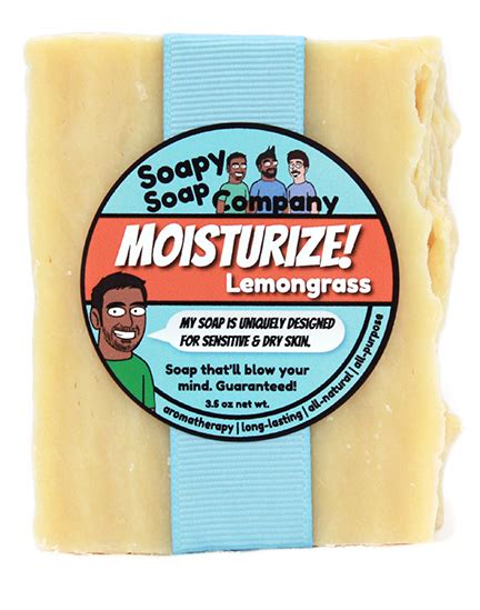 Moisturize Lemongrass Bar Soap Vegan Halal Soapy Soap Company