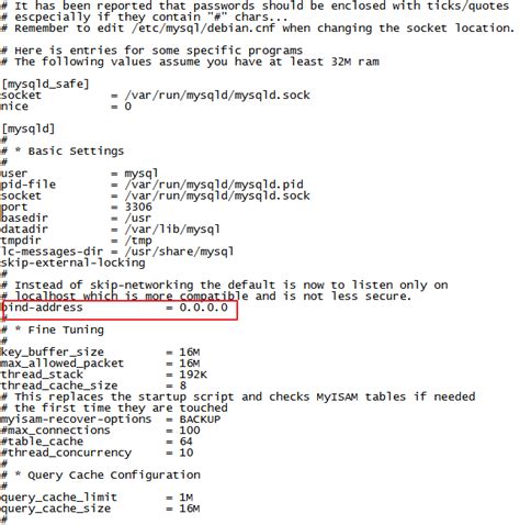 Mysql 无法远程连接 详细内容 黄兵的个人博客