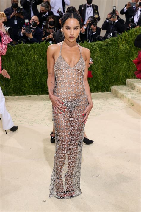 Zoe Kravitz Flaunts Her Nude Body In A See Through Dress 15 Photos
