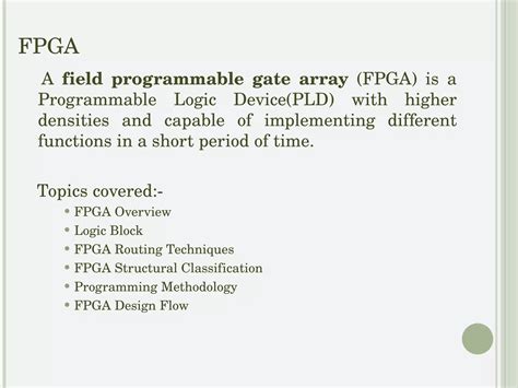 Fpga Ppt