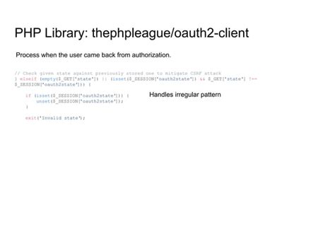 OAuth 2 0 And Library PPT
