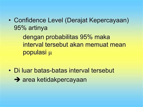 4 Estimasi Statistik Data Penelitian Ppt
