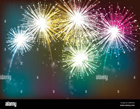 Firework Background Vector Stock Vector Image And Art Alamy