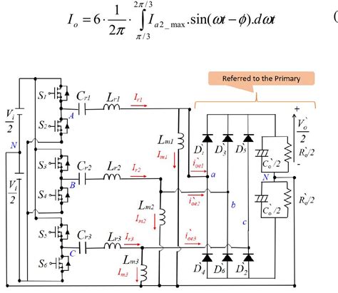 Single Phase Equivalent Circuit Since There Is No Dc Current