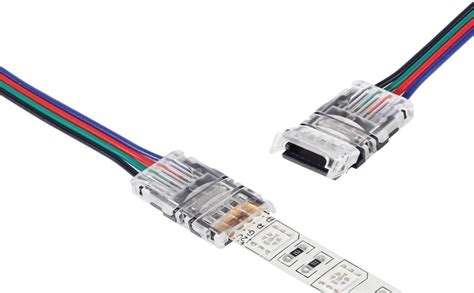 Waterproof RGB LED Connectors For Quick Strip Connections