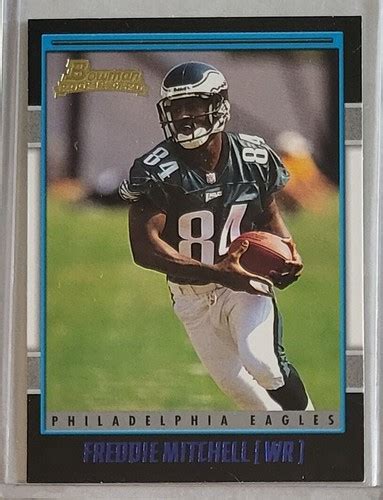 2001 Bowman Rookie Gold 192 Freddie Mitchell Blue Philadelphia