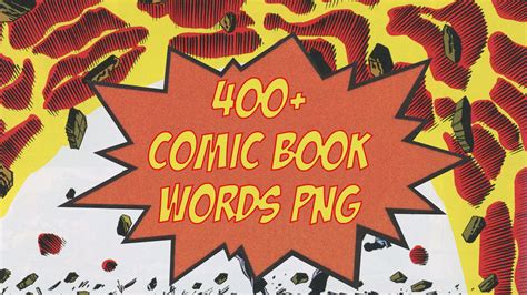 Superhero Comic Book Words Png Sickboat