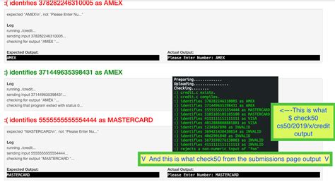 Totally Lost On Credit Terminal And Submission Pages Check50