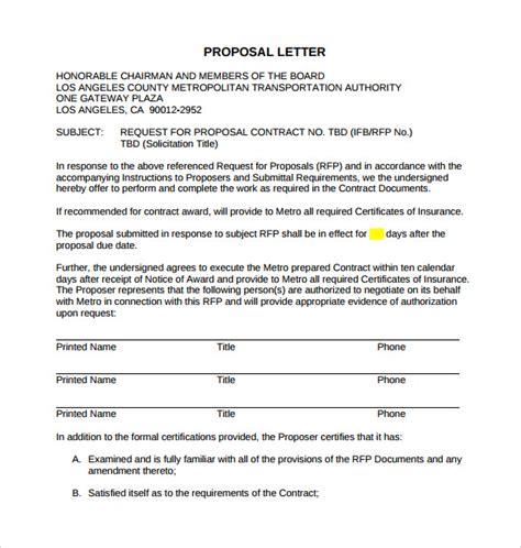 2022 Business Proposal Letter Fillable Printable Pdf Forms Handypdf Images