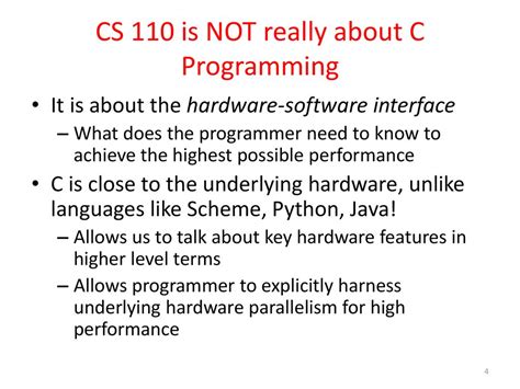 Cs 110 Computer Architecture A K A Ppt Download