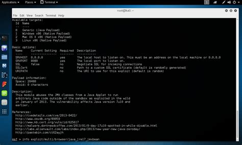 Explotar Vulnerabilidad En Java Utilizando El Módulo Java jre jmxbean De MSF Fzuckerman