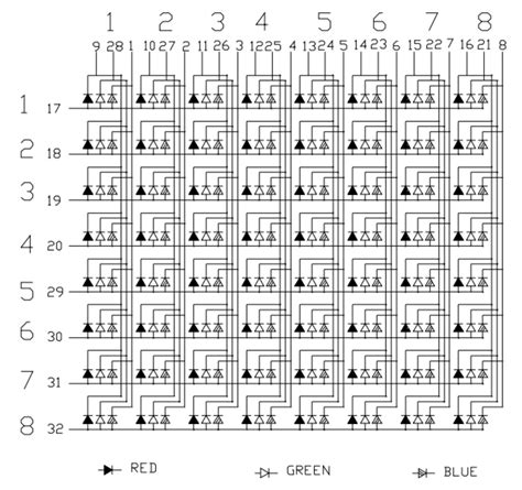 Led Matrix Schematic Diagram Circuit Diagram