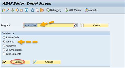 Report Variant Transport SAPCODES