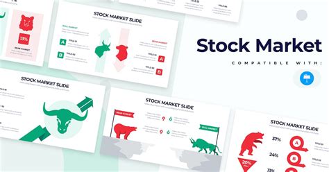 Инфографика Keynote на фондовом рынке бизнеса Шаблоны презентаций