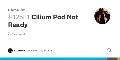 Cilium Pod Not Ready Issue 12581 Cilium Cilium GitHub