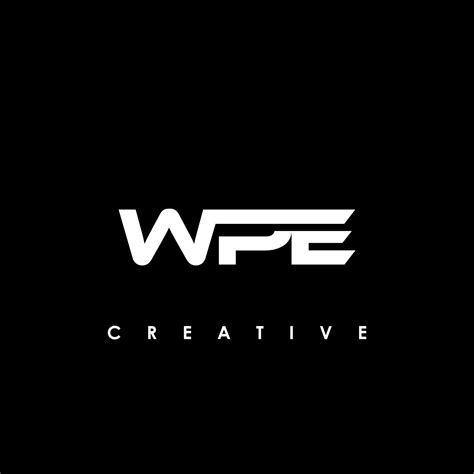 Wpe Letter Initial Logo Design Template Vector Illustration 36279337