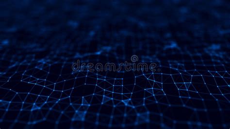 Wave 3d Abstract 3d Big Data Visualization Visual Information Complexity Plexus Affect