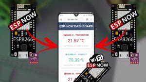 ESP NodeMCU Tableau De Bord Du Capteur De Serveur Web ESP NOW