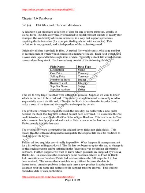 Databases Pdf Databases Relational Model